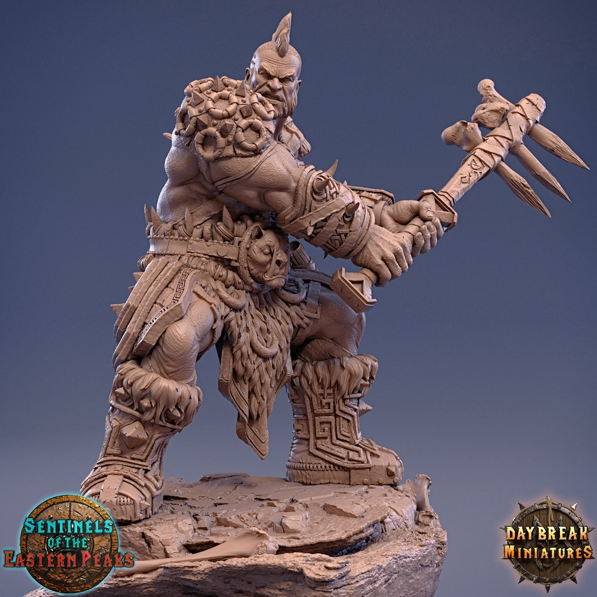 Barbarian Goliath Human Two-Handed Weapon | 28mm, 32mm,54mm, 75mm Scal ...
