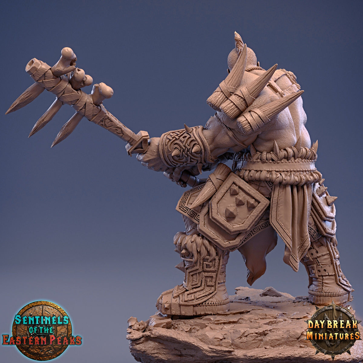 Barbarian Goliath Human Two-Handed Weapon | 28mm, 32mm,54mm, 75mm Scal ...
