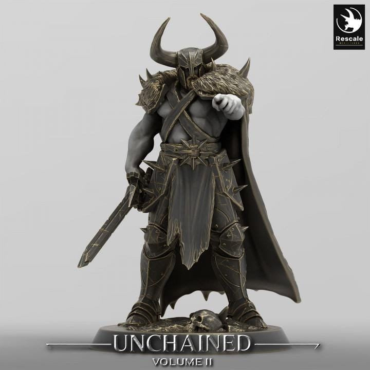 Ranger, Fighter, Barbarian, Chaos Knight, Swords, DnD Unpainted Miniat ...