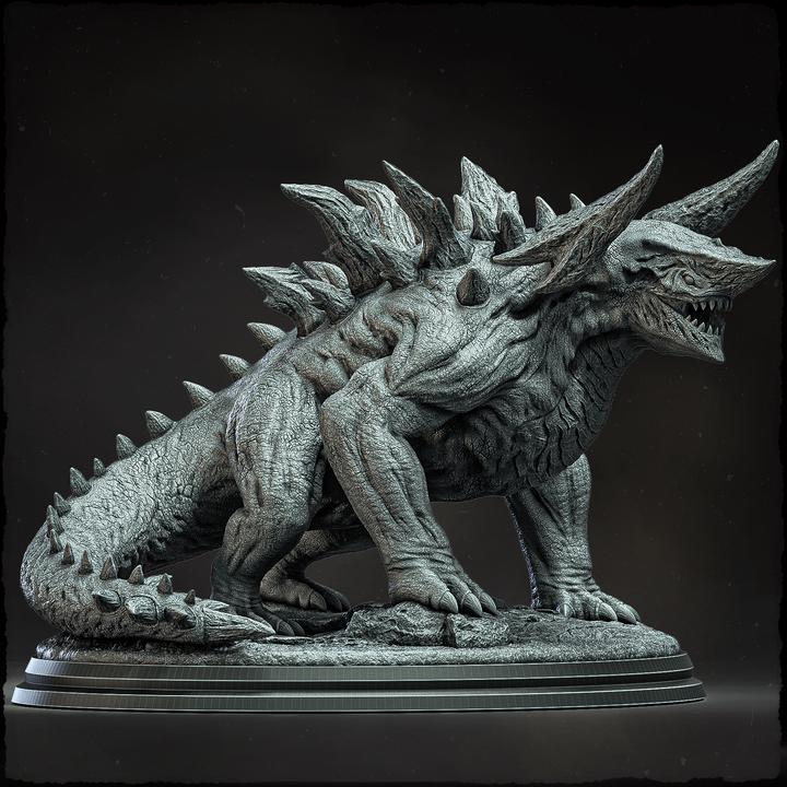 Kaiju, Behemoth, Tarrasque (4 sizes) D&D Miniature | Torso 120mm Long ...